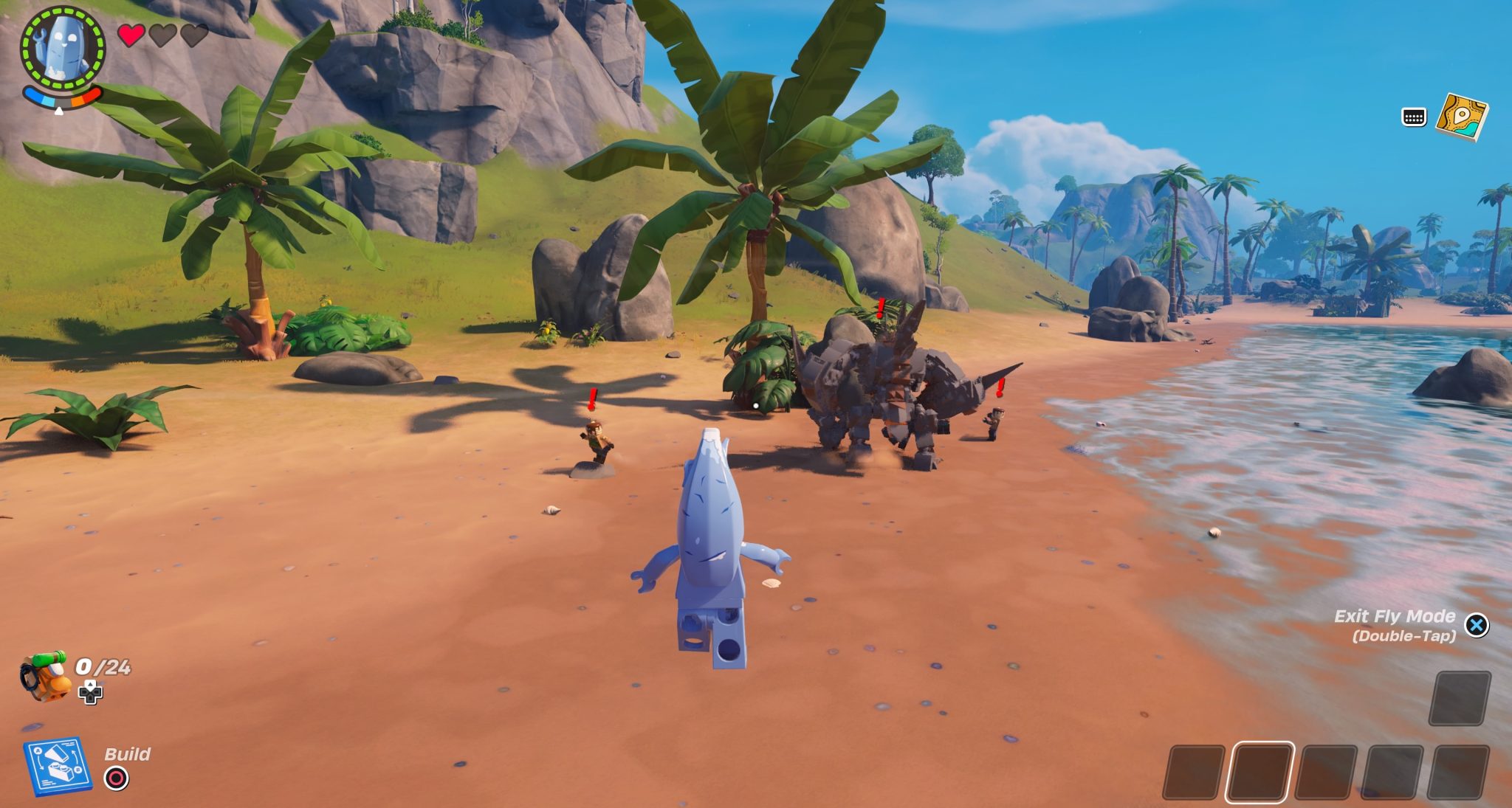 How to create survival and sandbox worlds in LEGO Fortnite