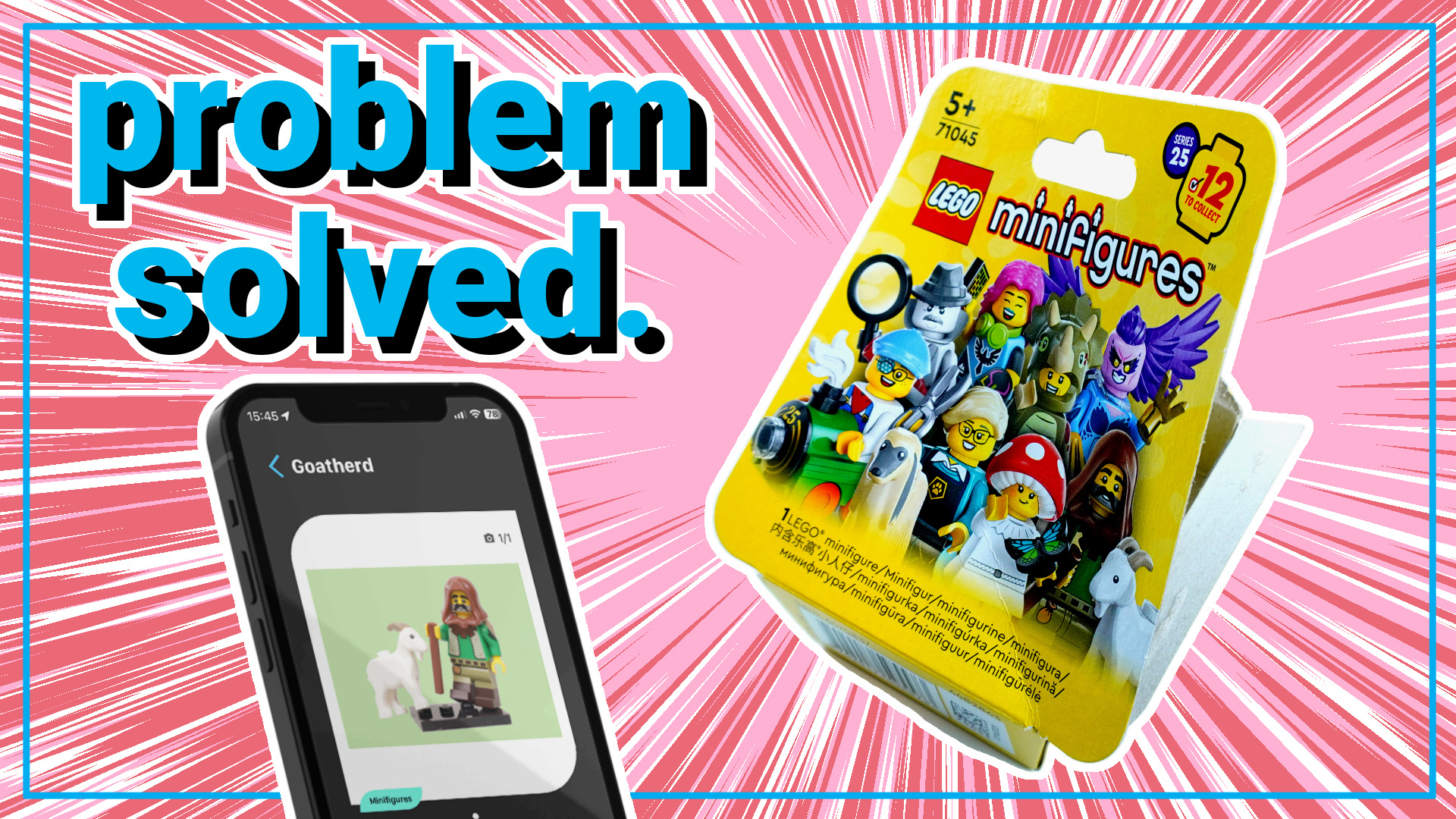 Solving the Series 25 minifigure problem with the Brick Search app scanner