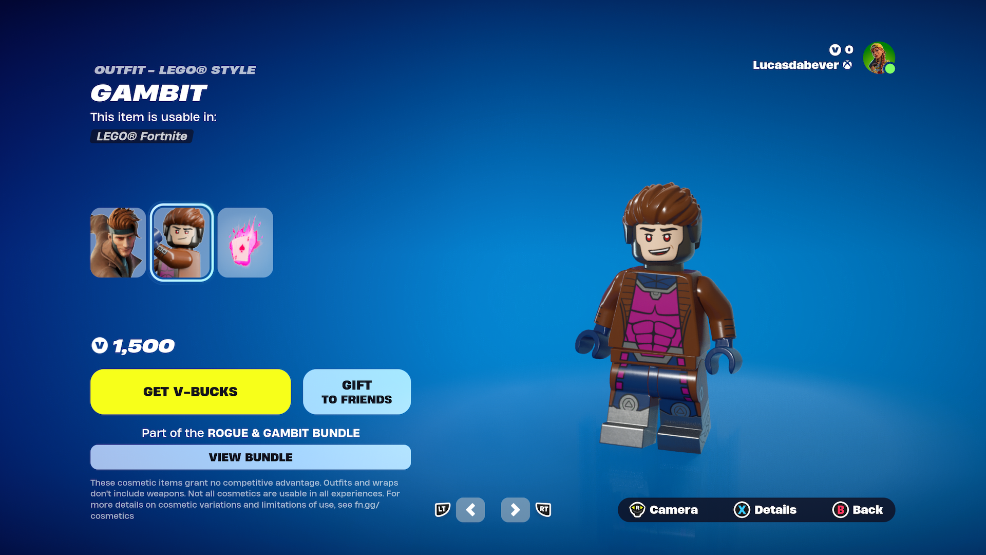 Five new Marvel minifigures now available in LEGO Fortnite