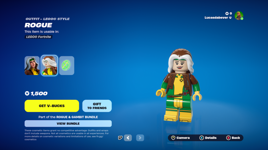 Five new Marvel minifigures now available in LEGO Fortnite