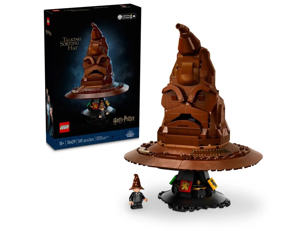 LEGO Harry Potter BrickHeadz and Talking Sorting Hat officially revealed