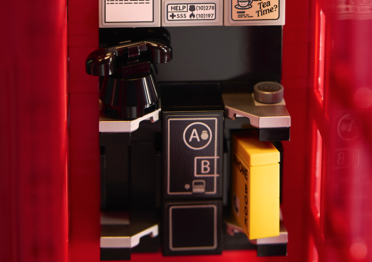 Five things you missed in LEGO Ideas London Telephone Box