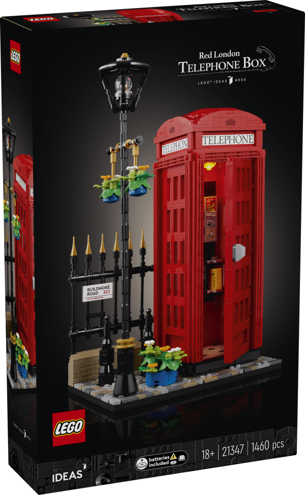 LEGO Ideas 21347 Red London Telephone Box Revealed