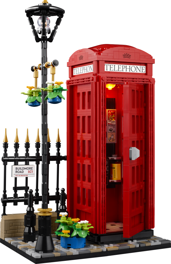 LEGO Ideas 21347 Red London Telephone Box revealed