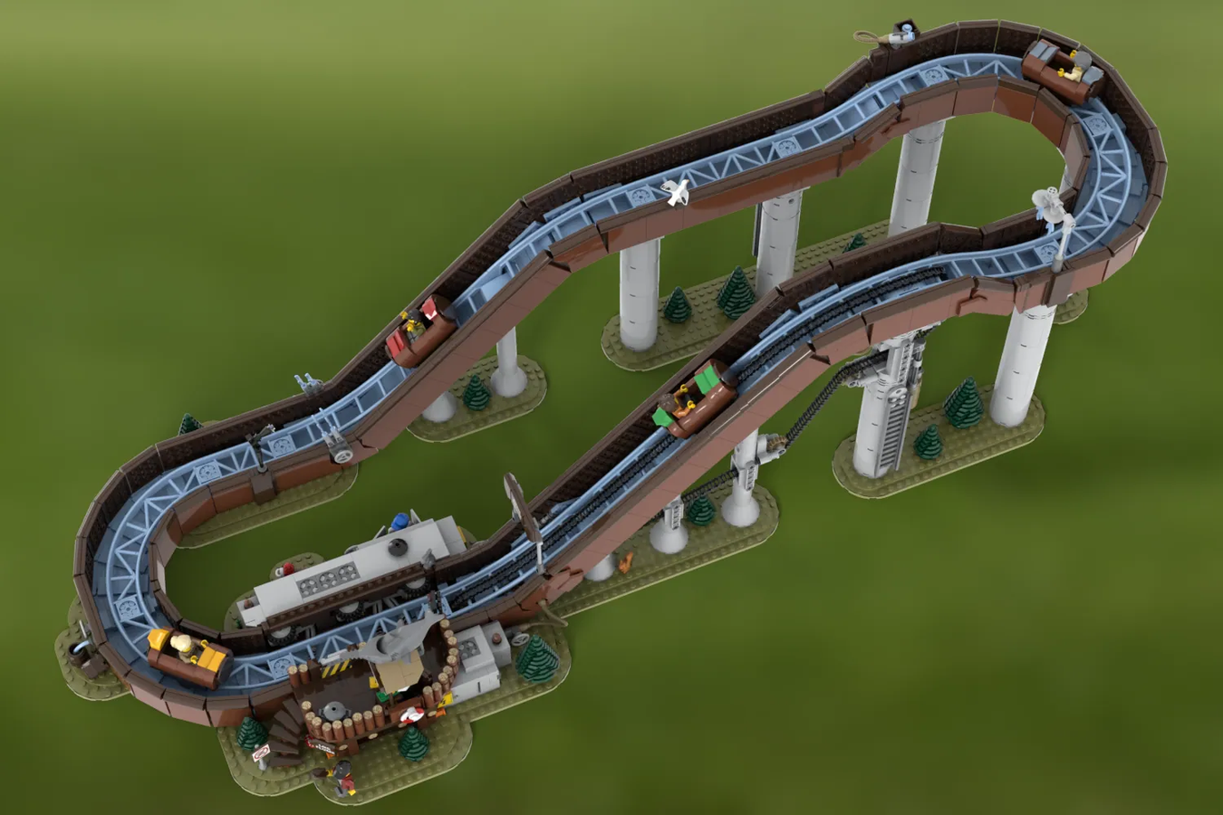 Motorised log flume takes a second ride at the LEGO Ideas review