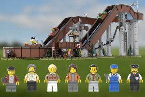 Motorised log flume takes a second ride at the LEGO Ideas review