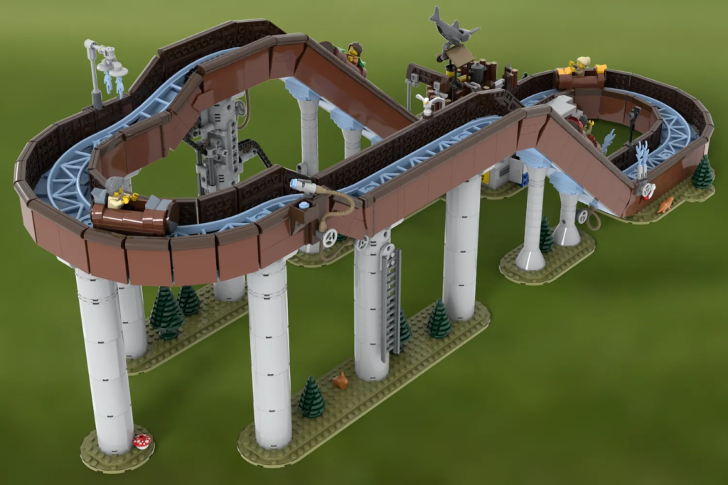 Motorised log flume takes a second ride at the LEGO Ideas review