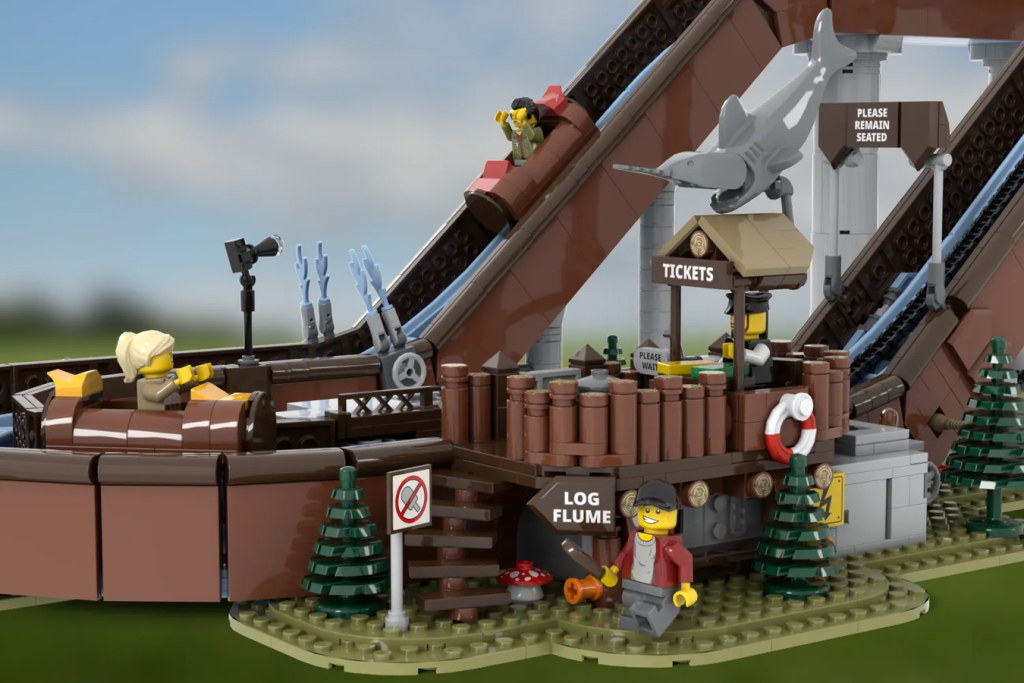 Motorised log flume takes a second ride at the LEGO Ideas review