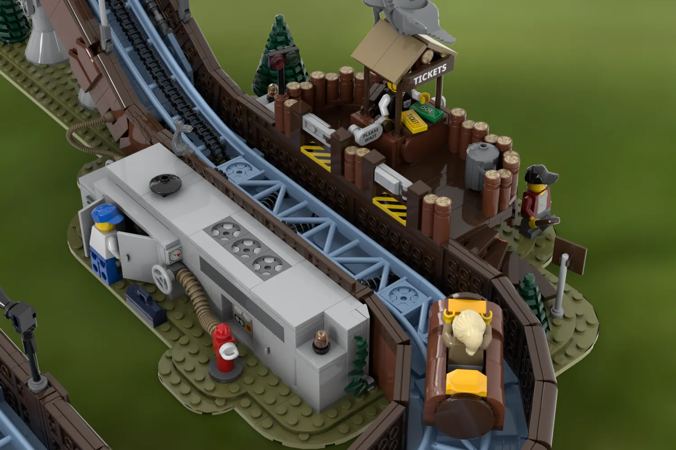 Motorised log flume takes a second ride at the LEGO Ideas review