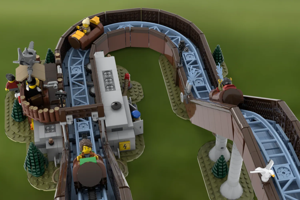 Motorised log flume takes a second ride at the LEGO Ideas review