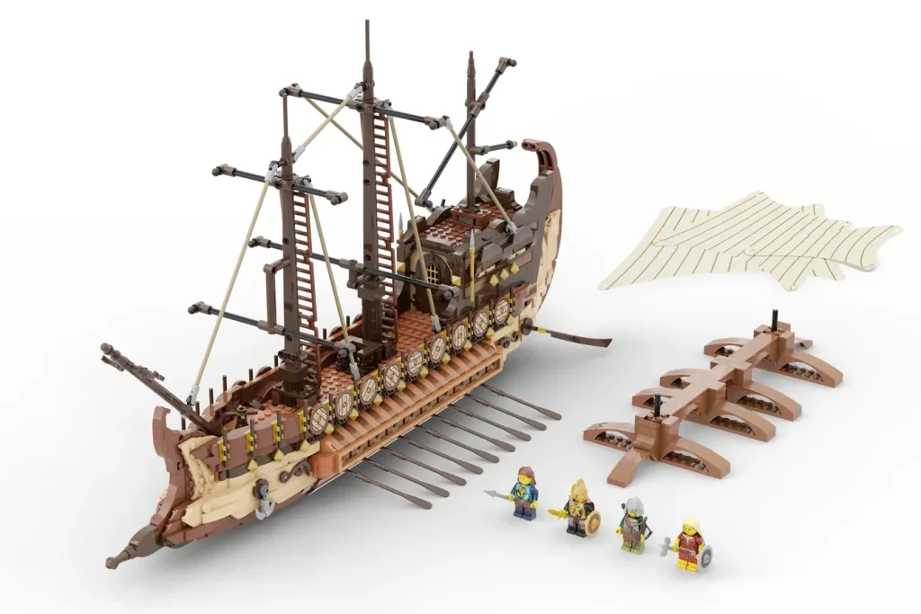 Historical, fantastical ship earns LEGO Ideas review spot