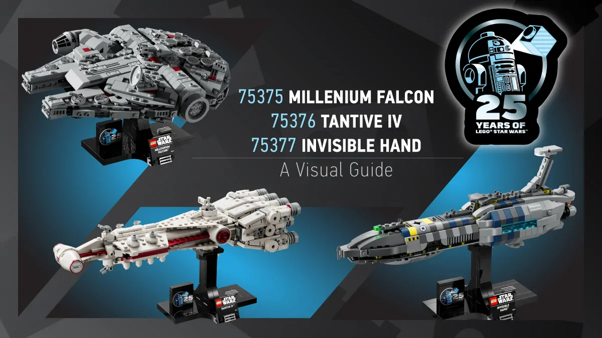 LEGO Star Wars 25th anniversary midi-scale sets visual tour and gallery