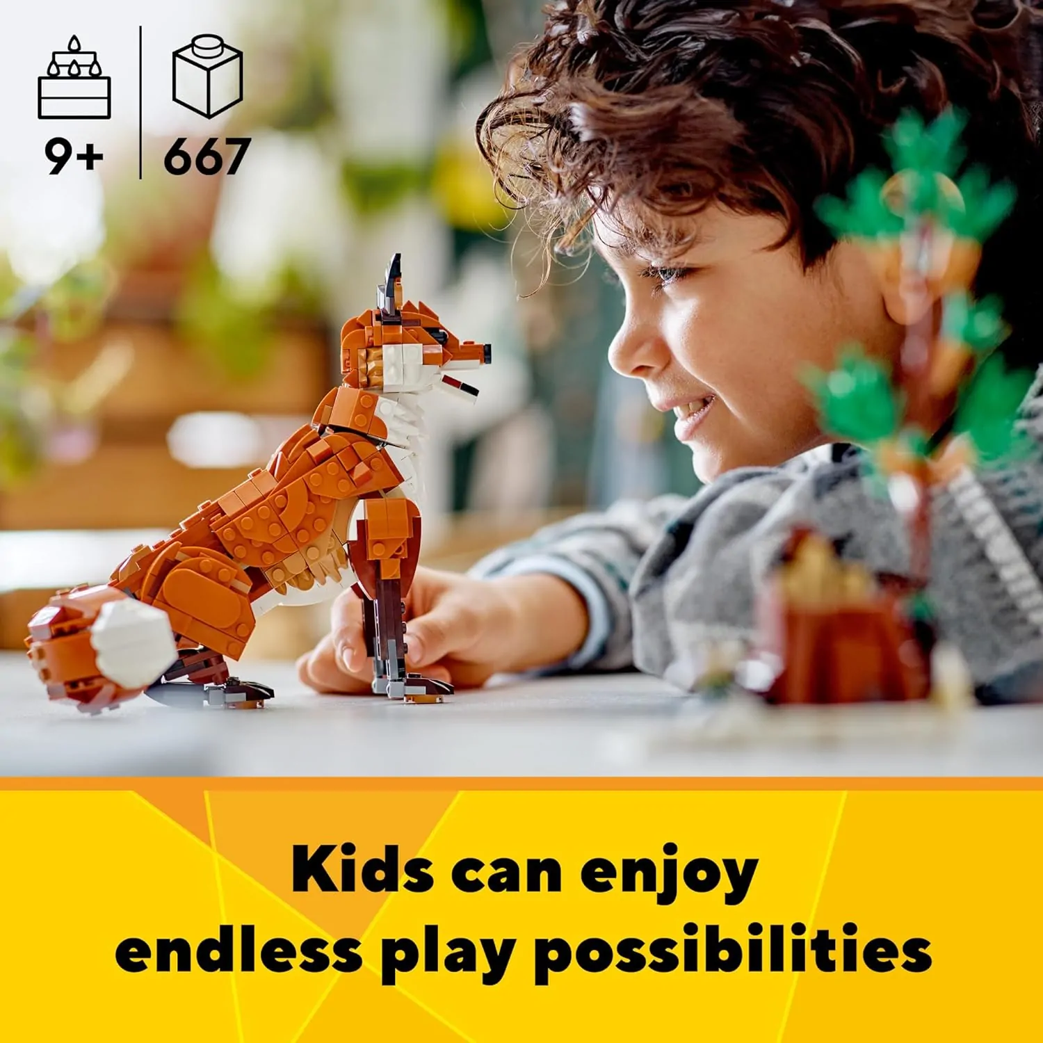 LEGO Creator 3-in-1 31154 Forest Animals: Red Fox revealed