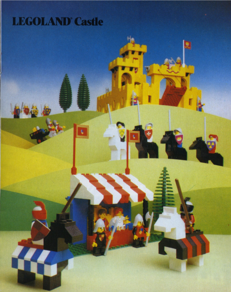 Five LEGO Castle references hidden around 10332 Medieval Town Square