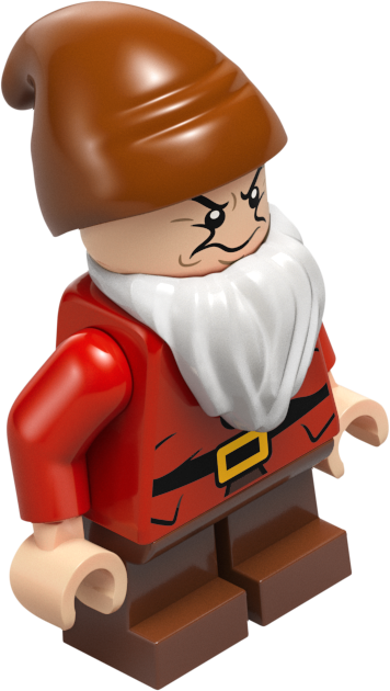 43242 Snow White Cottage offers the latest noseless LEGO Disney minifigures