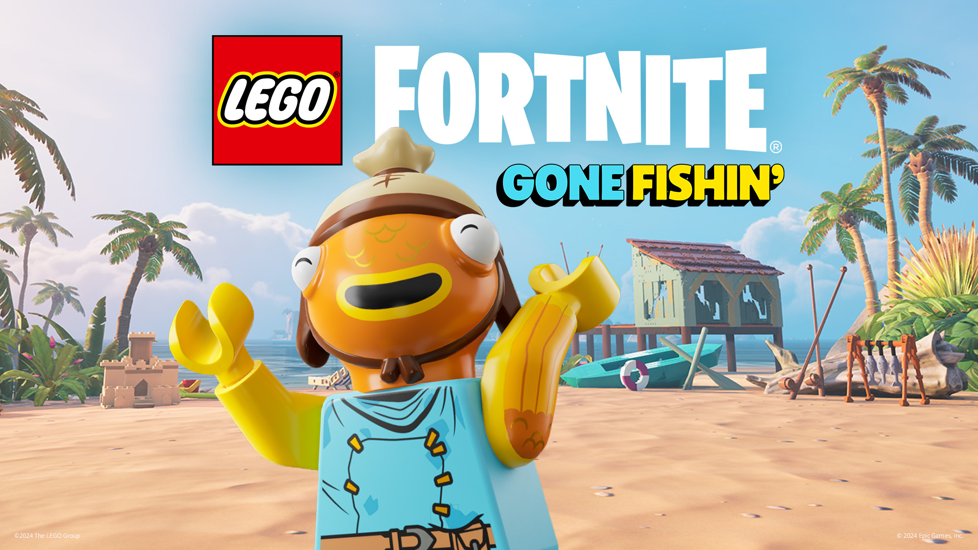 Latest LEGO Fortnite update truly is the catch of the day