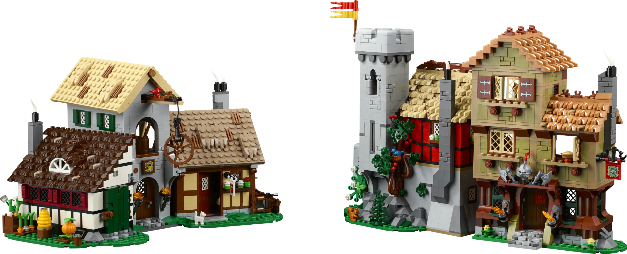 LEGO Icons 10332 Medieval Town Square officially revealed – price ...