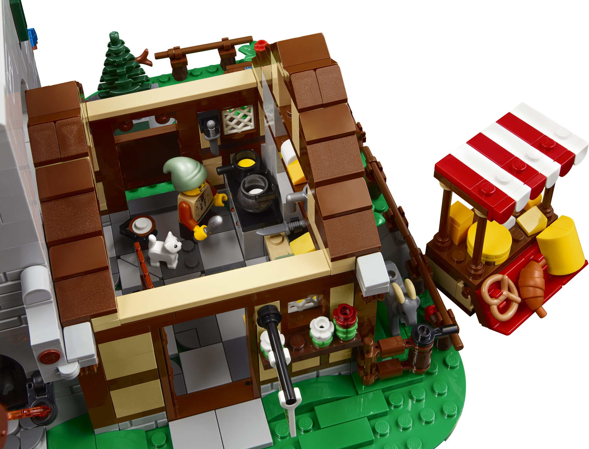 Comparing LEGO Medieval Town Square to its predecessor