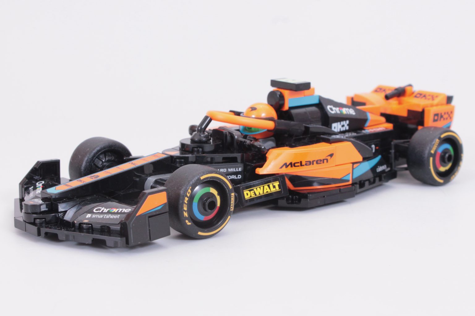 Giant, deconstructed LEGO McLaren Formula 1 model revealed