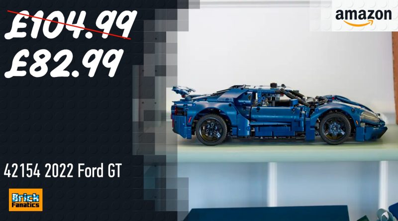 Major discount on LEGO Technic Ford GT build at Amazon
