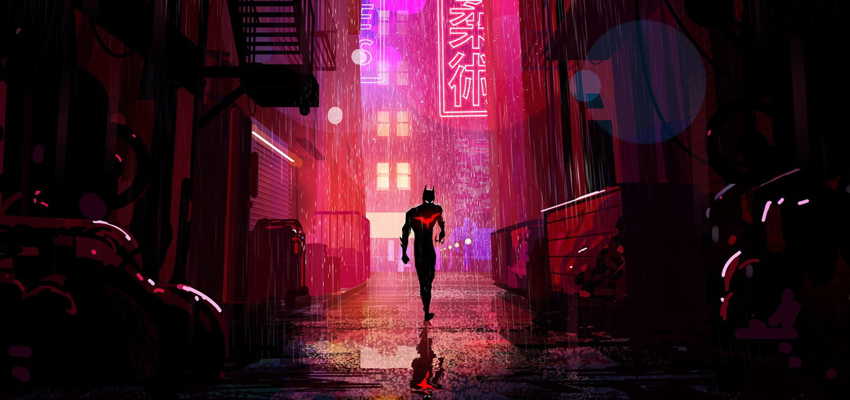 A Batman Beyond Spider-Verse-style film is being pitched