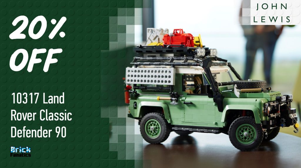 Head off-road with a major discount on the LEGO Land Rover