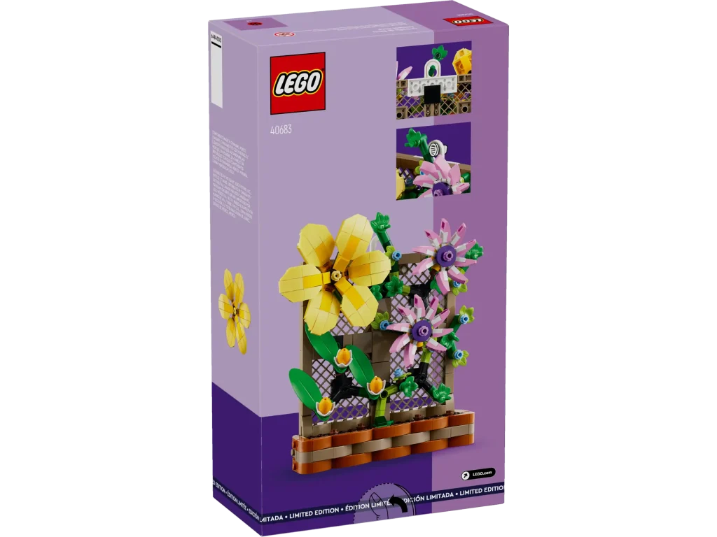 LEGO 40683 Flower Trellis Display officially revealed