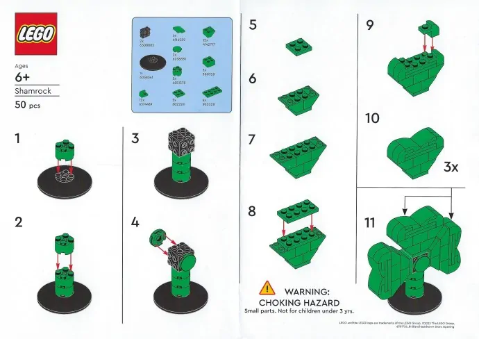 Free LEGO Shamrock event celebrates St. Patrick’s Day