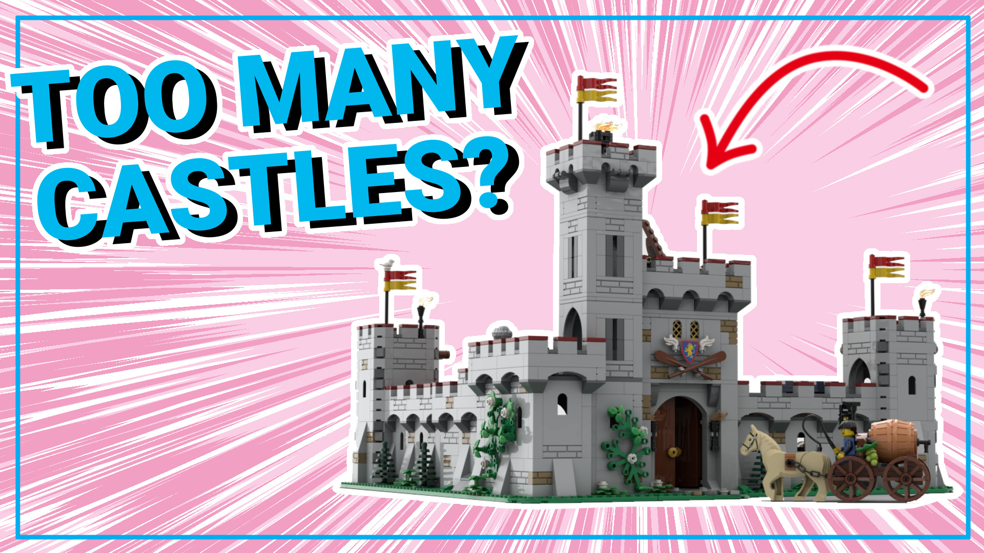 Does the LEGO BrickLink Designer Program have too many castles?