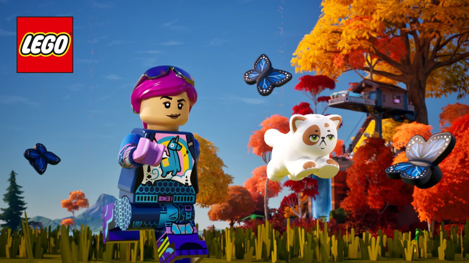 LEGO Fortnite prompt launches on LEGO World Builder