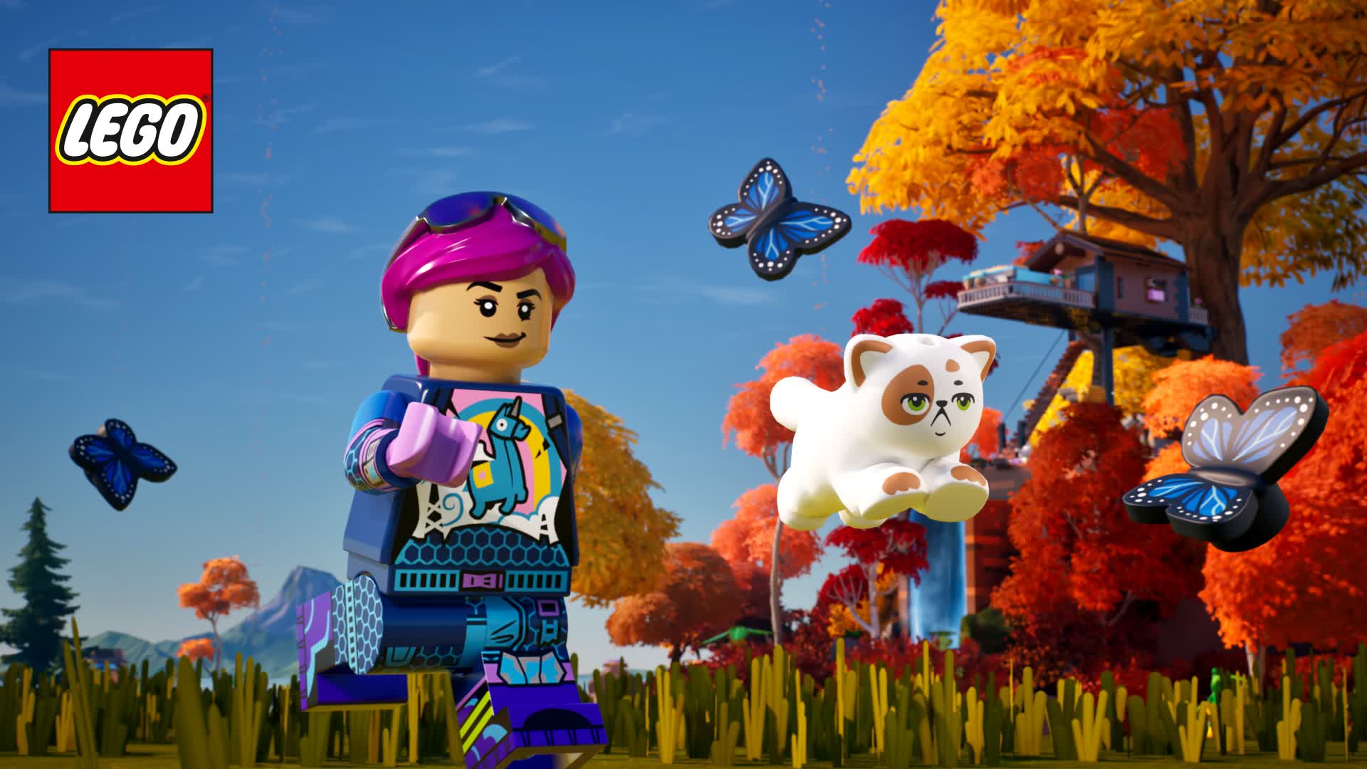 LEGO Fortnite prompt launches on LEGO World Builder