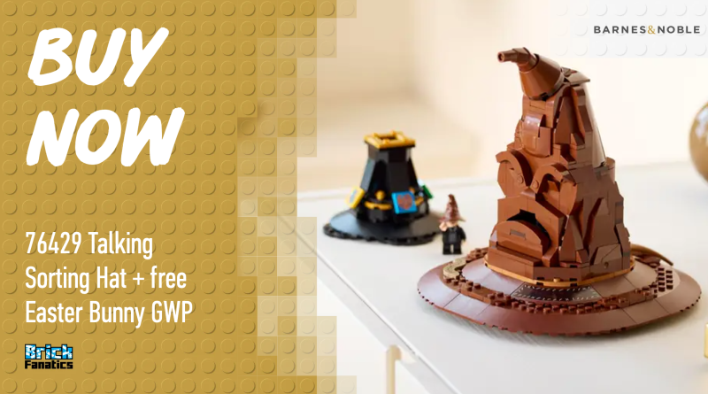 Two-day free delivery on LEGO Harry Potter Sorting Hat