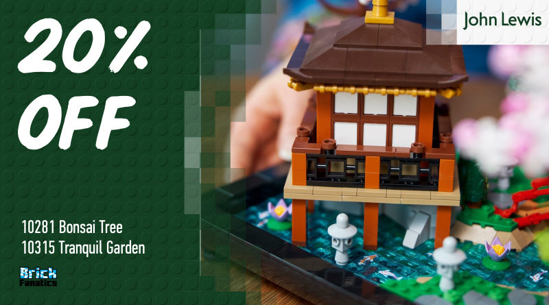 Cultivate a duo of zen LEGO sets for 20% off right now