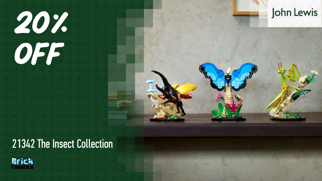 Best price on LEGO Ideas The Insect Collection at John Lewis