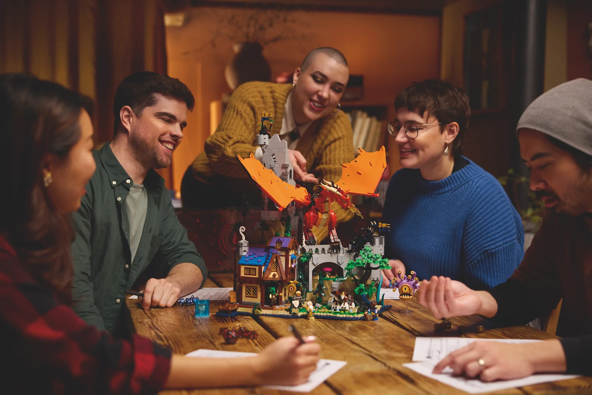 LEGO Ideas 21348 Dungeons & Dragons alternate builds