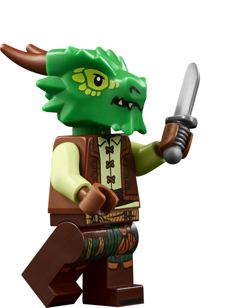 LEGO Ideas 21348 Dungeons & Dragons: Red Dragon’s Tale minifigure spotlight