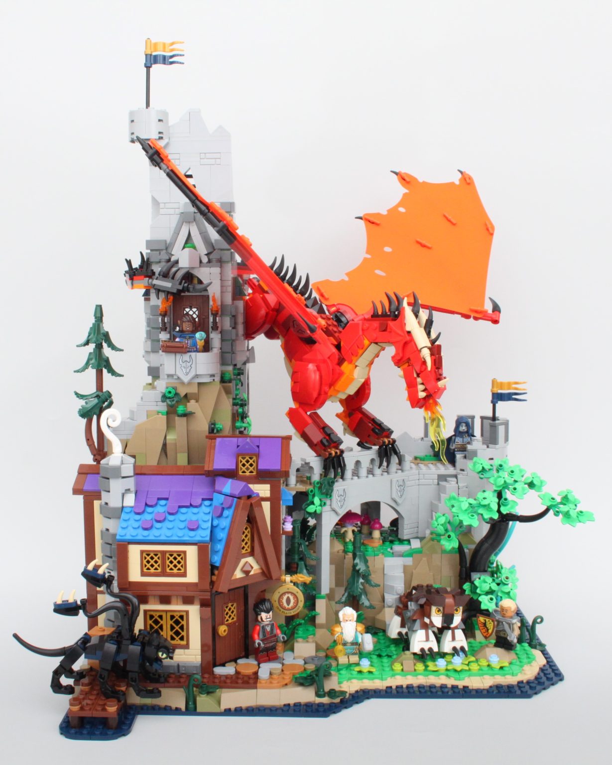LEGO 21348 Dungeons & Dragons: Revisión del cuento del dragón rojo