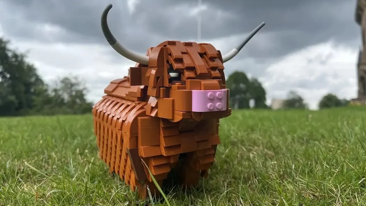 On yonder LEGO Ideas, there stood a Highland Coo
