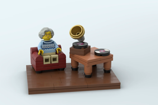 LEGO Ideas Vintage Record Player winds up 10K supporters