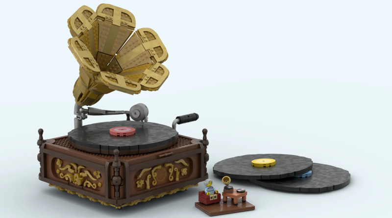 LEGO Ideas Vintage Record Player winds up 10K supporters