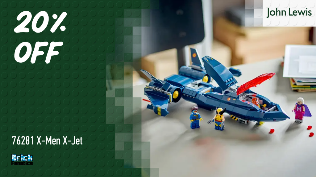 Take off with a tempting deal on LEGO Marvel X-Men X-Jet