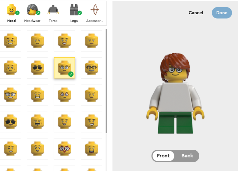 The online LEGO Minifigure Factory has returned in the US
