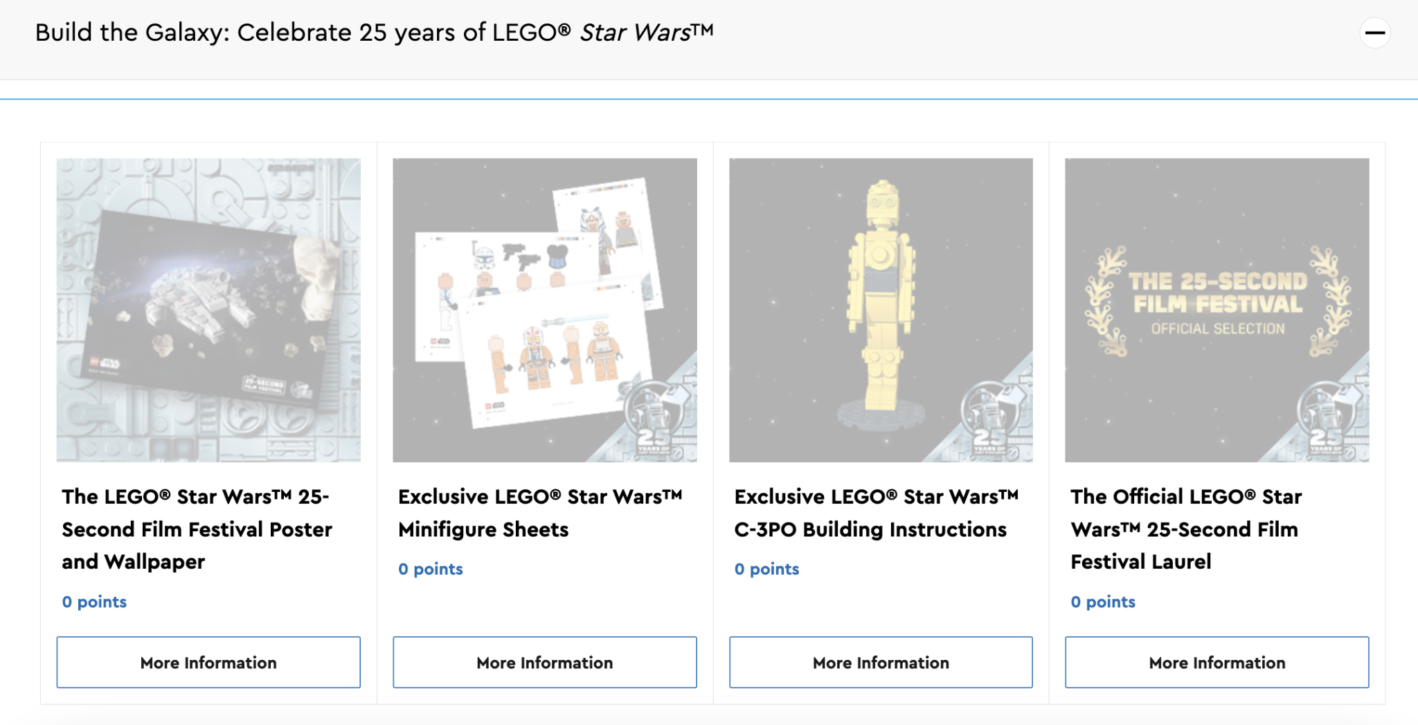 LEGO Star Wars 25th anniversary Insider Rewards revealed