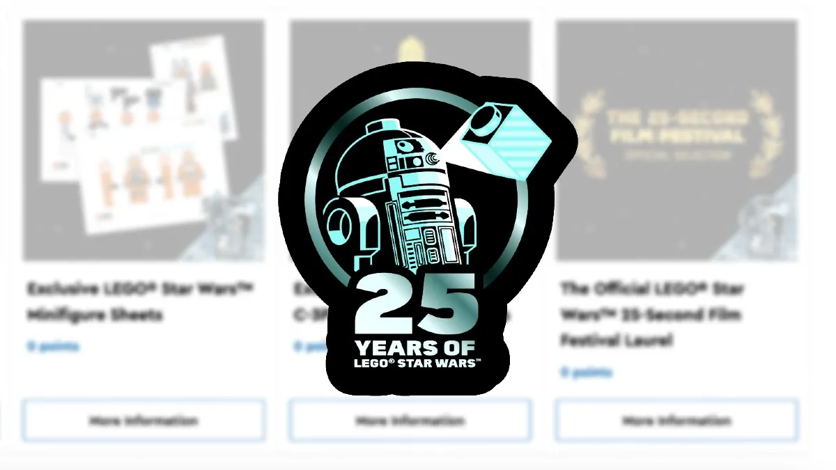 LEGO Star Wars 25th anniversary Insider Rewards revealed