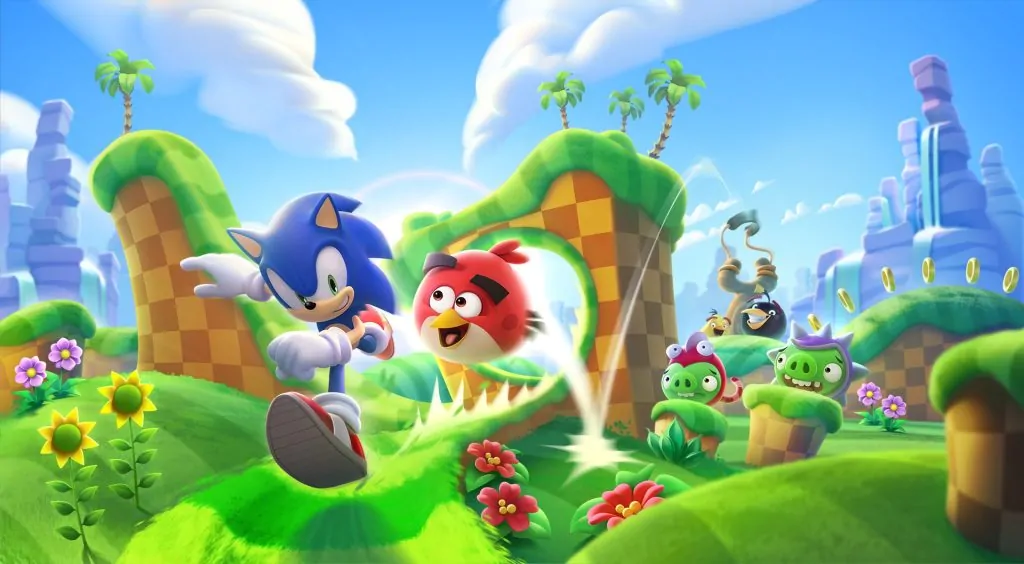 Sonic the Hedgehog x Angry Birds crossover-arrangement nå direkte