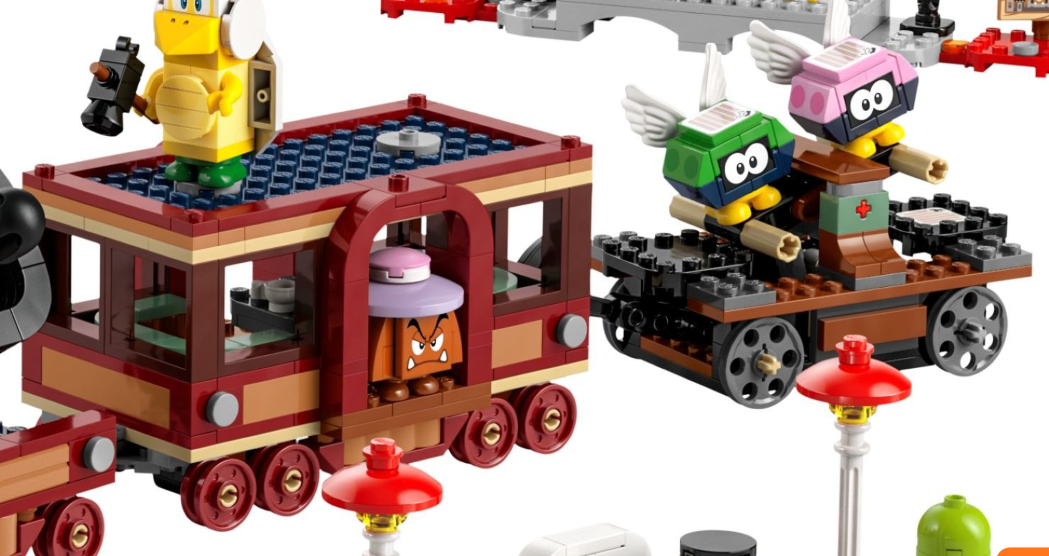 LEGO Super Mario's new train is functional, but not in the way you'd expect