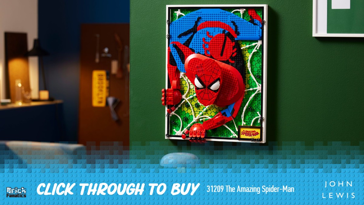 Price slashed on LEGO Art The Amazing Spider-Man at John Lewis