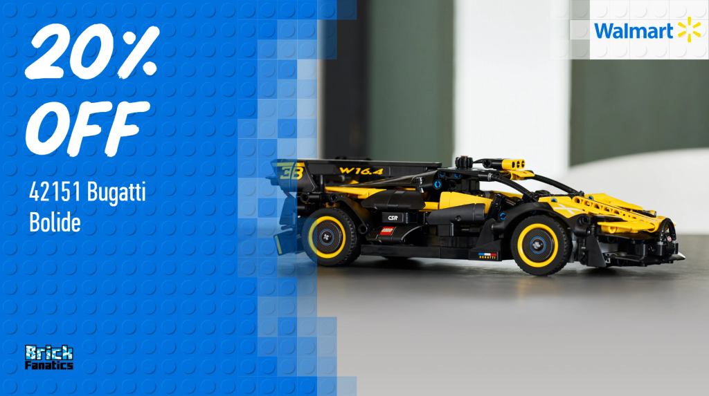 Grab the OG LEGO Technic Bugatti Bolide at a discount