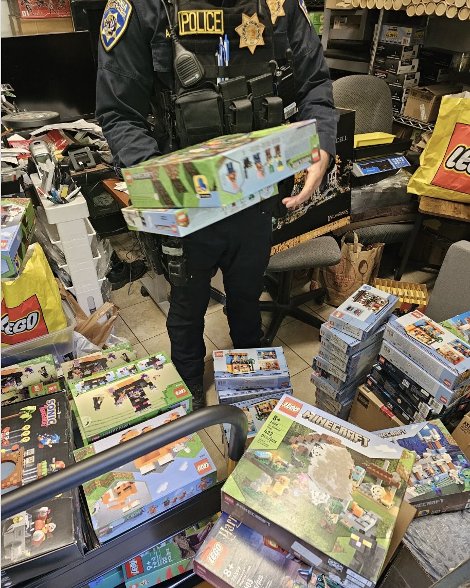 Four people arrested for stealing $300,000 worth of LEGO sets