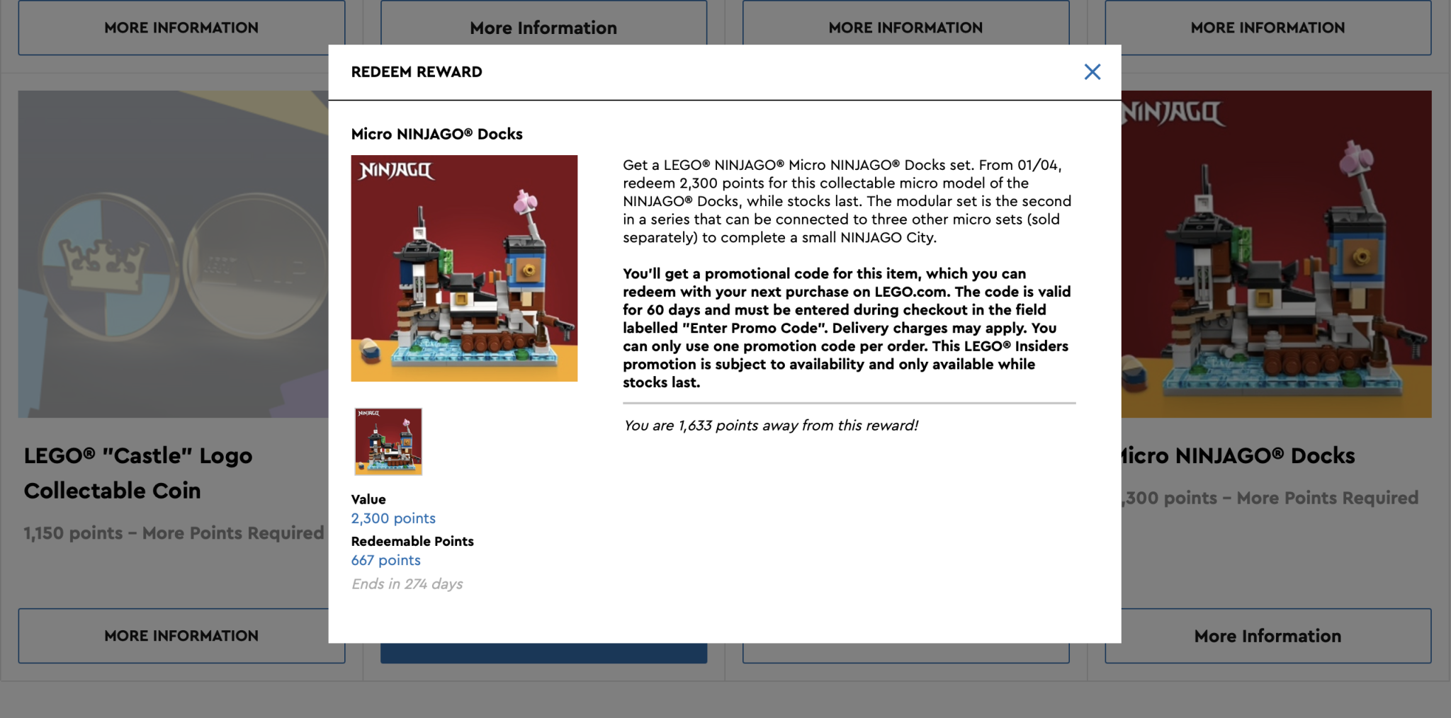 LEGO 40704 Micro NINJAGO Docks available now